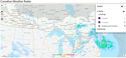 Canadian Radar Online Access